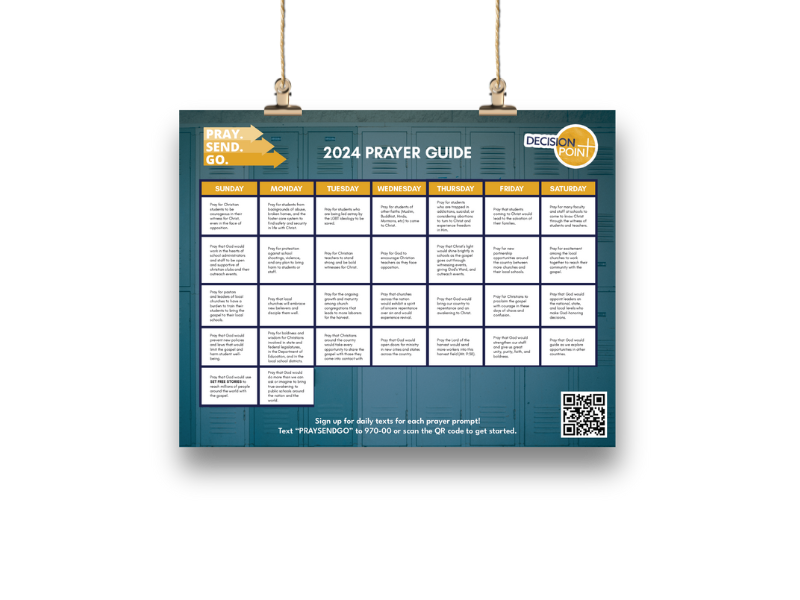 Pray Send GO - Decision Point